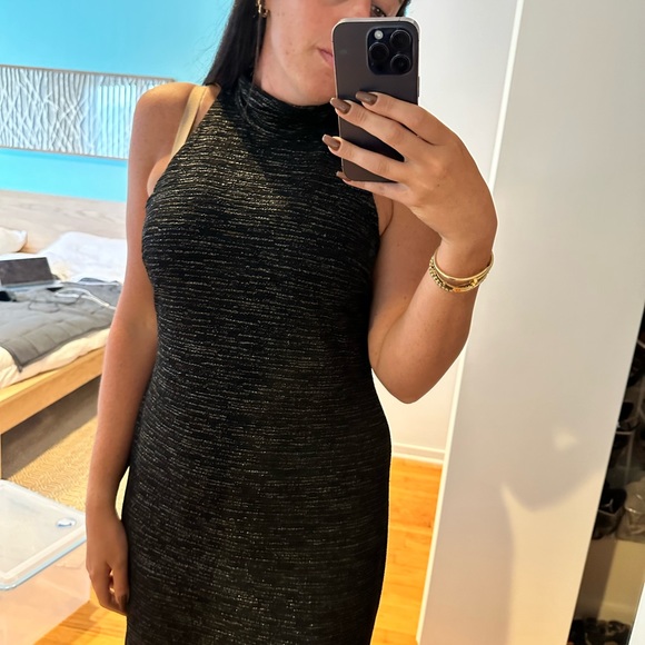 Halston Heritage | Dresses | Halston Heritage Metallic Gown | Poshmark